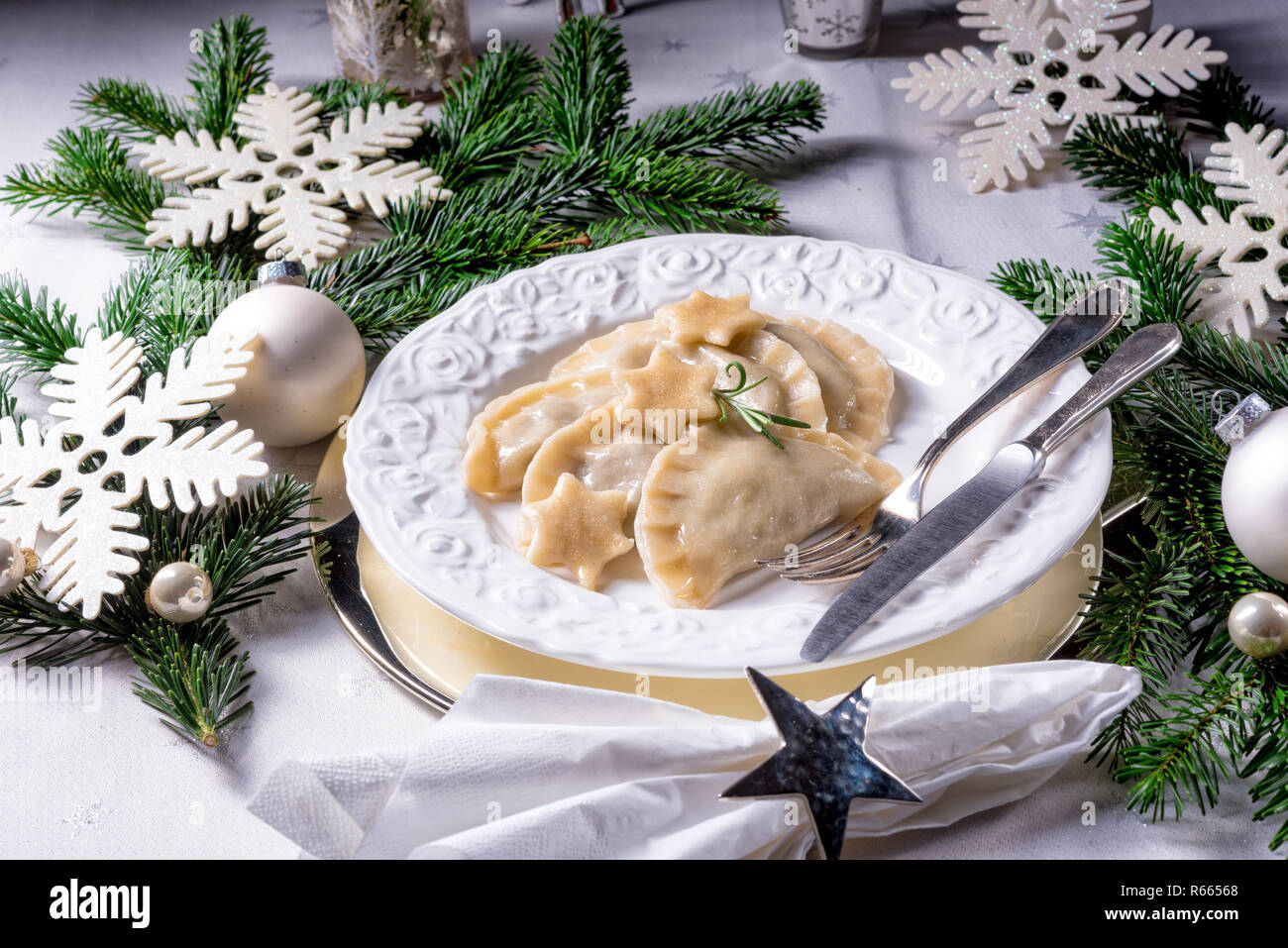 traditional christmas pierogi Stock Photo - Alamy