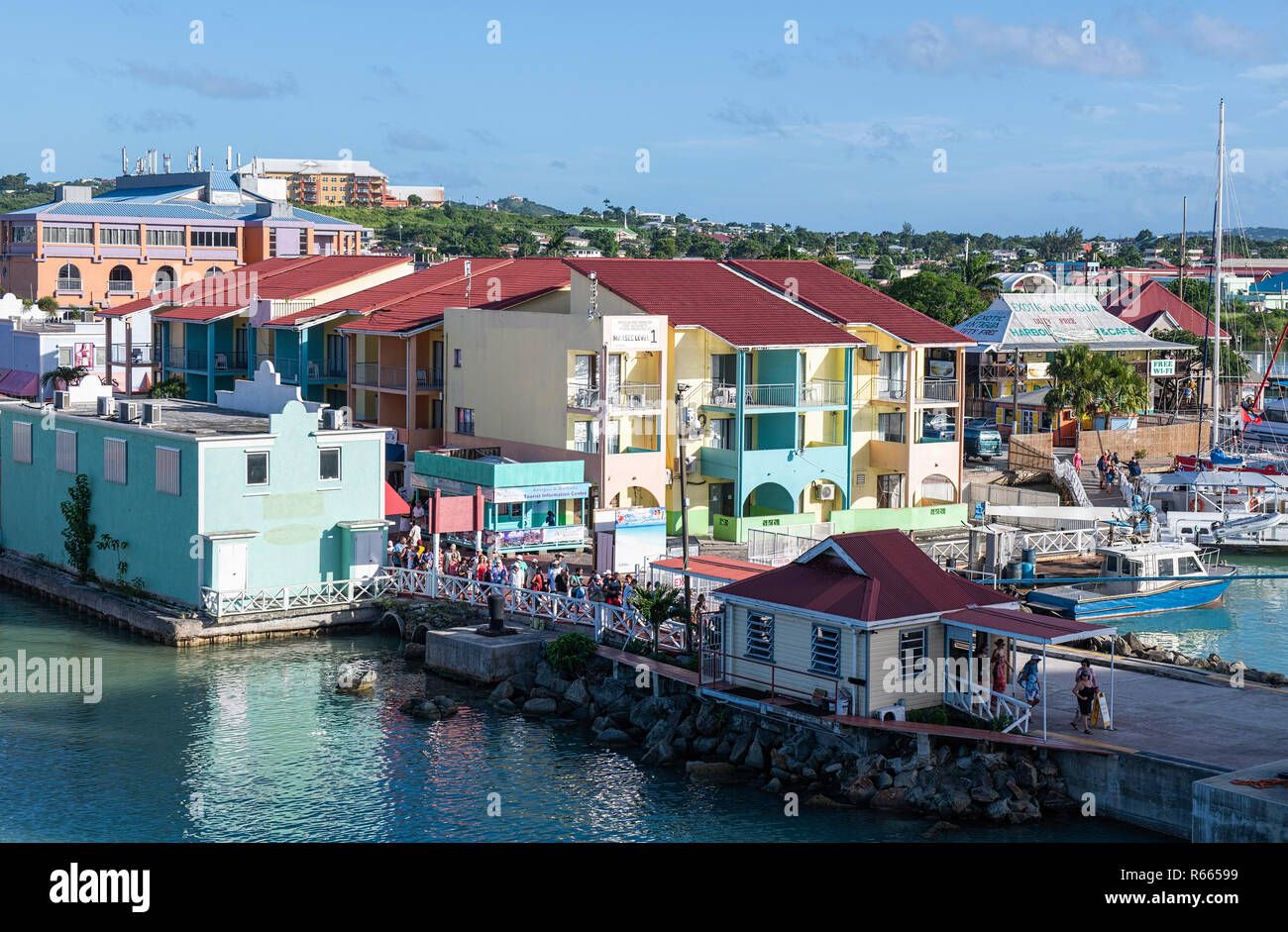 Port of St. John's, Antigua Stock Photo - Alamy