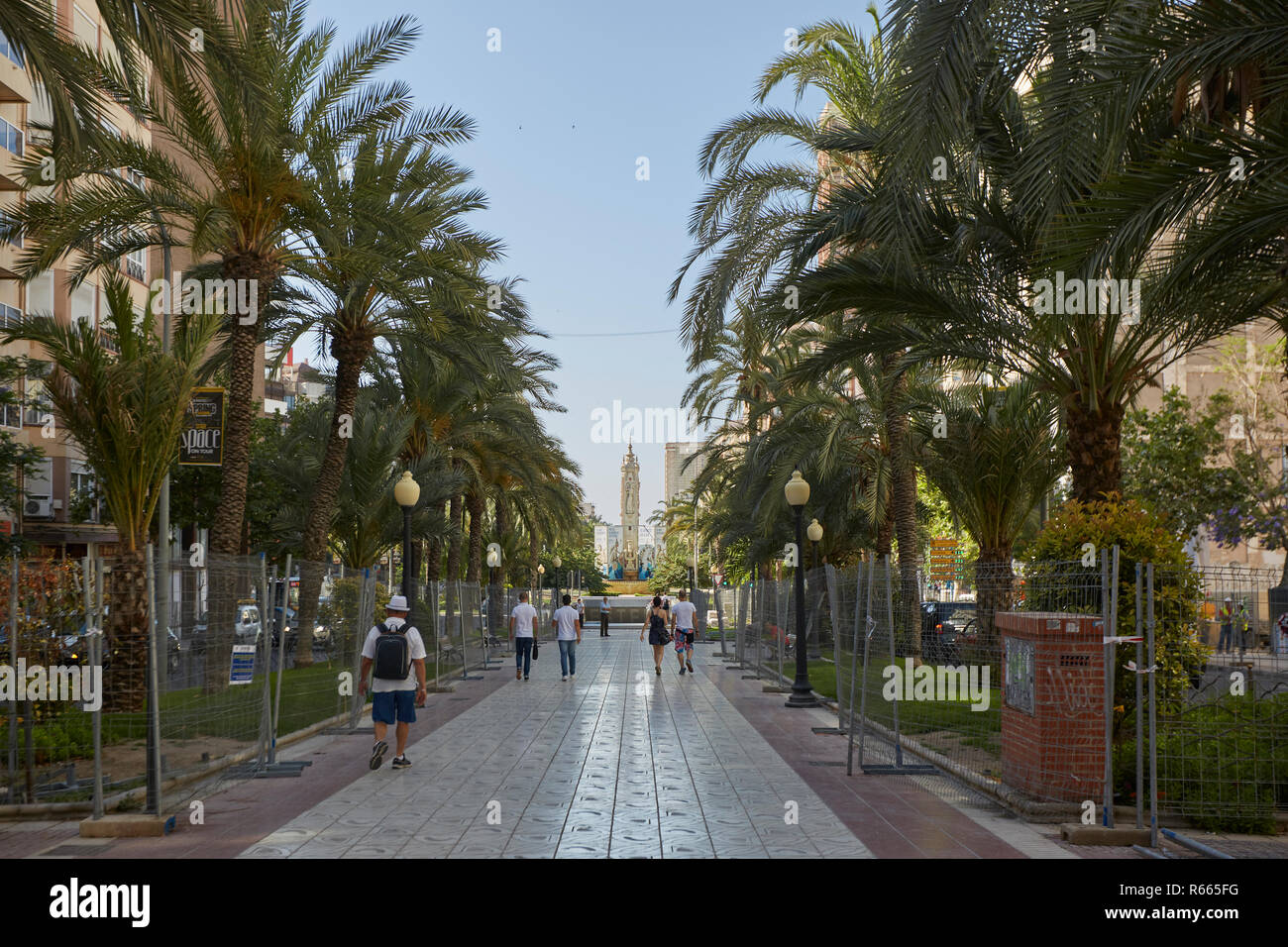 Streets of Alicante, Spain 2017 Stock Photo - Alamy