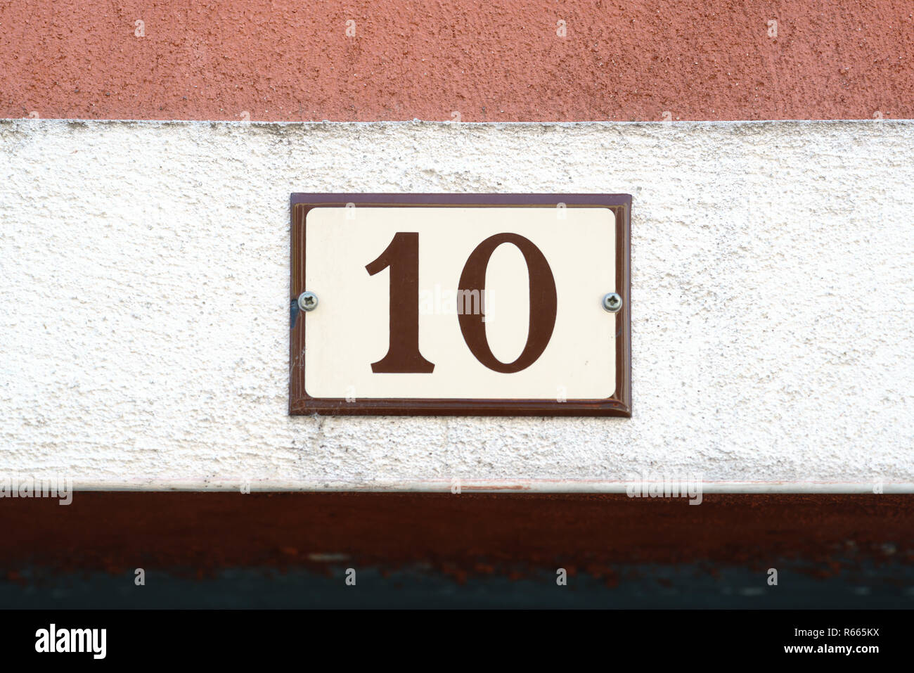 Enamel numerals hi-res stock photography and images - Alamy