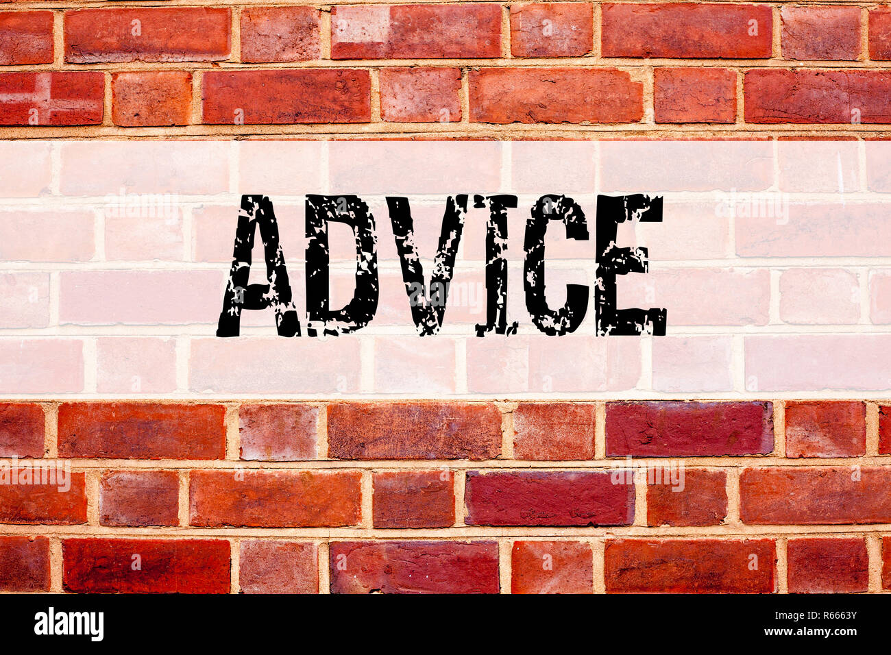 Conceptual announcement text caption inspiration showing Advice ...