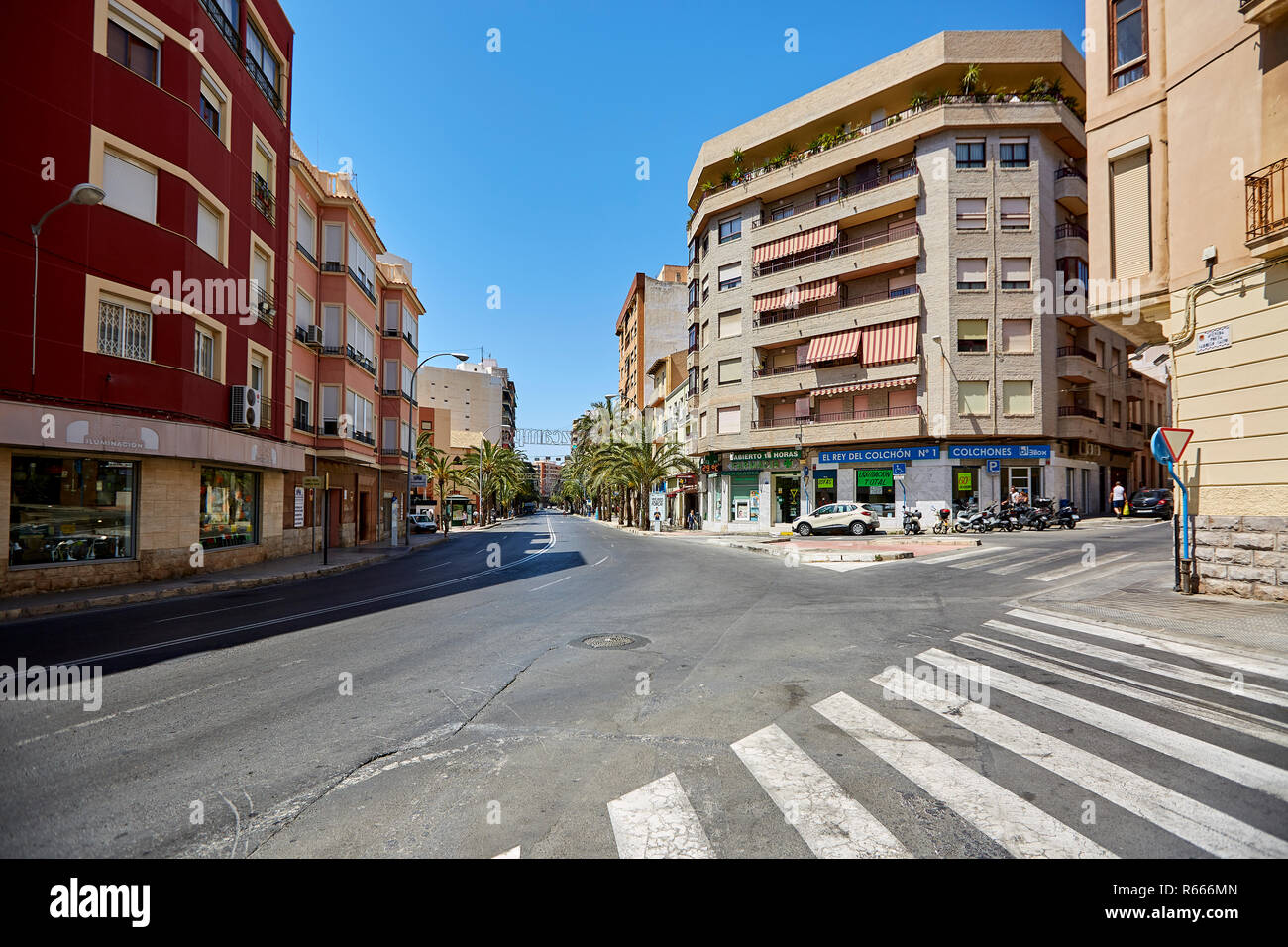 Streets of Alicante, Spain 2017 Stock Photo - Alamy