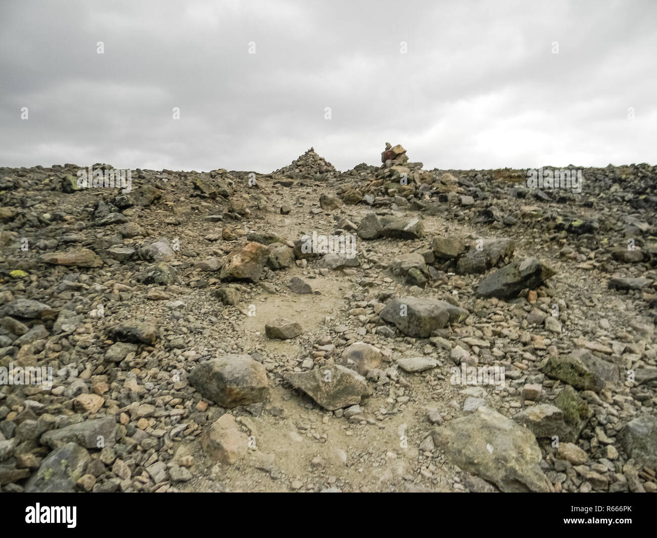 Wild landscape over the Besseggen Ridge, Norway Stock Photo - Alamy