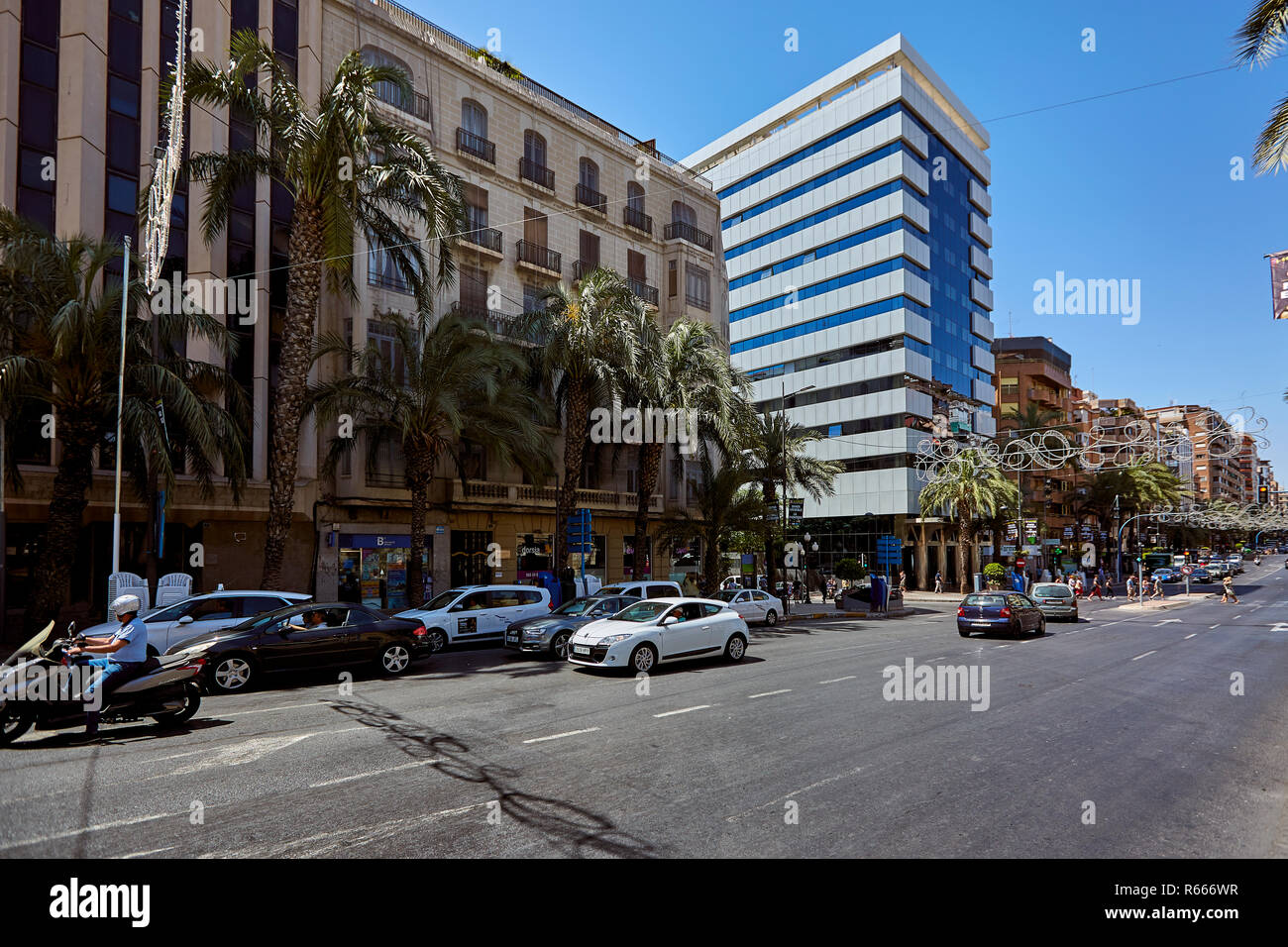 Streets of Alicante, Spain 2017 Stock Photo - Alamy