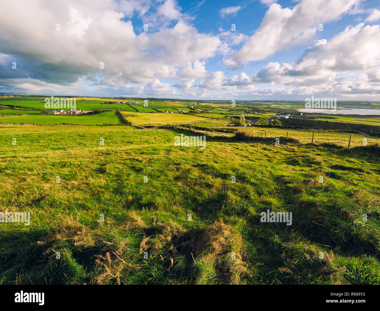 sunshine countryside in giant causeway,Northern Ireland Stock Photo - Alamy