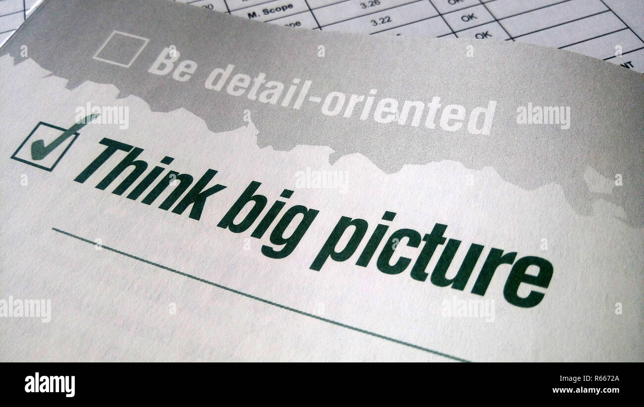 Think big picture Stock Photo - Alamy