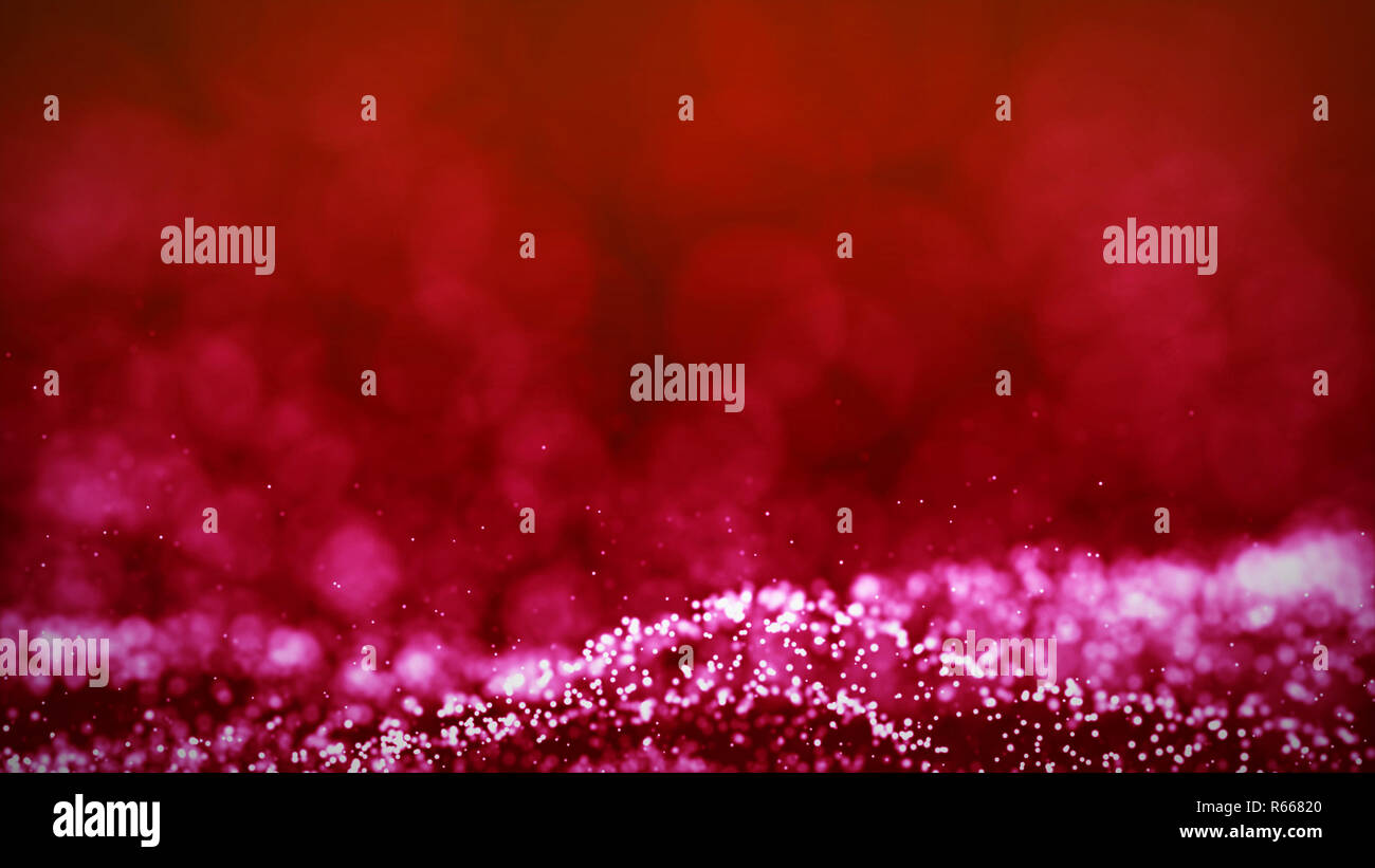 Red and white particles computer generated background Stock Photo - Alamy