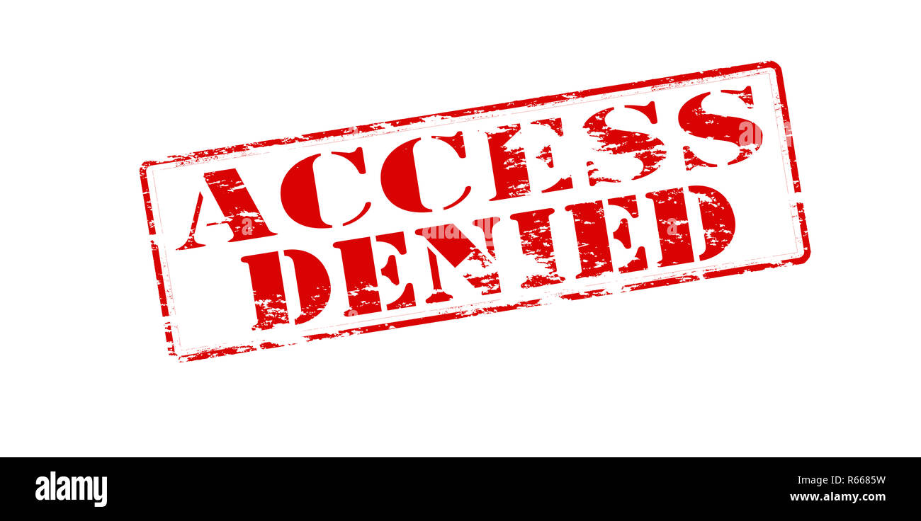 Access denied stamp hi-res stock photography and images - Alamy