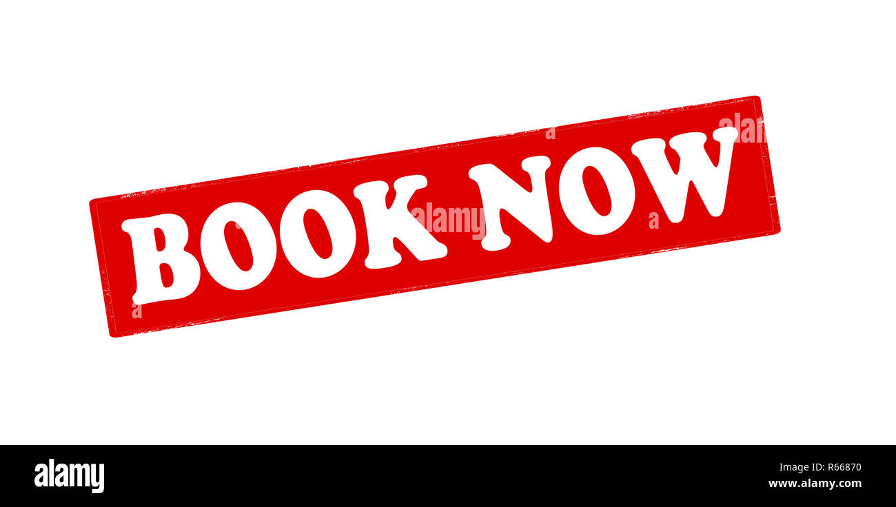 Book now stamp hi-res stock photography and images - Alamy