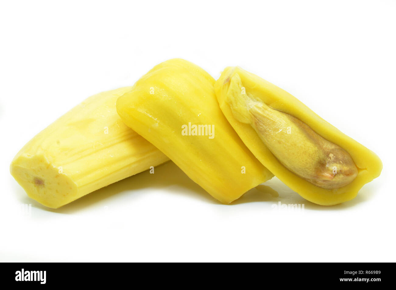 Ripe jackfruit isolated Stock Photo - Alamy