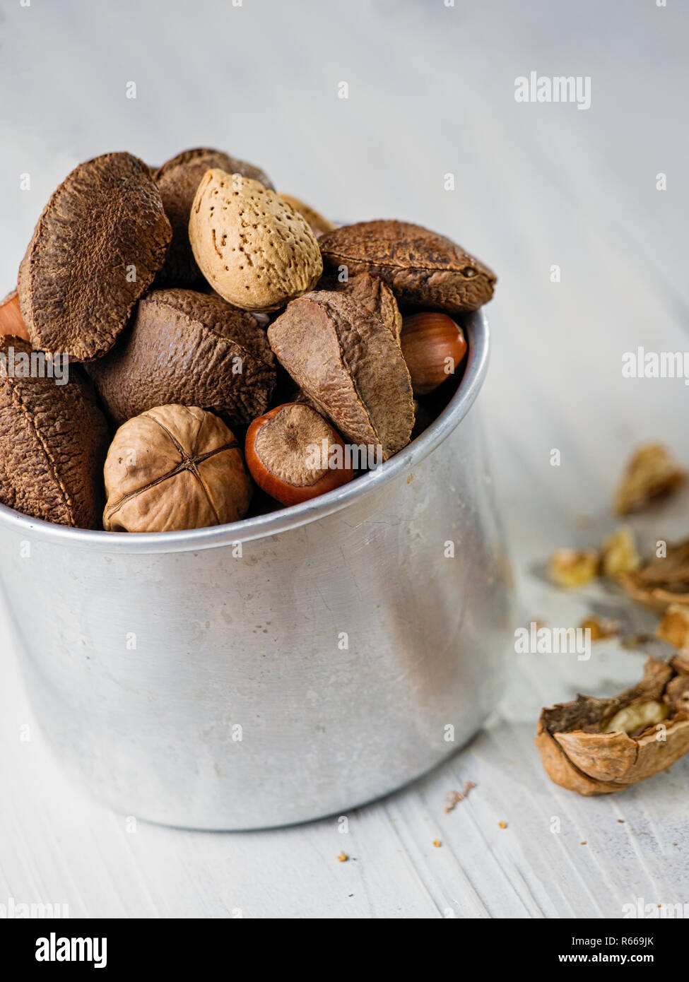assorted mixed nuts snack Stock Photo - Alamy