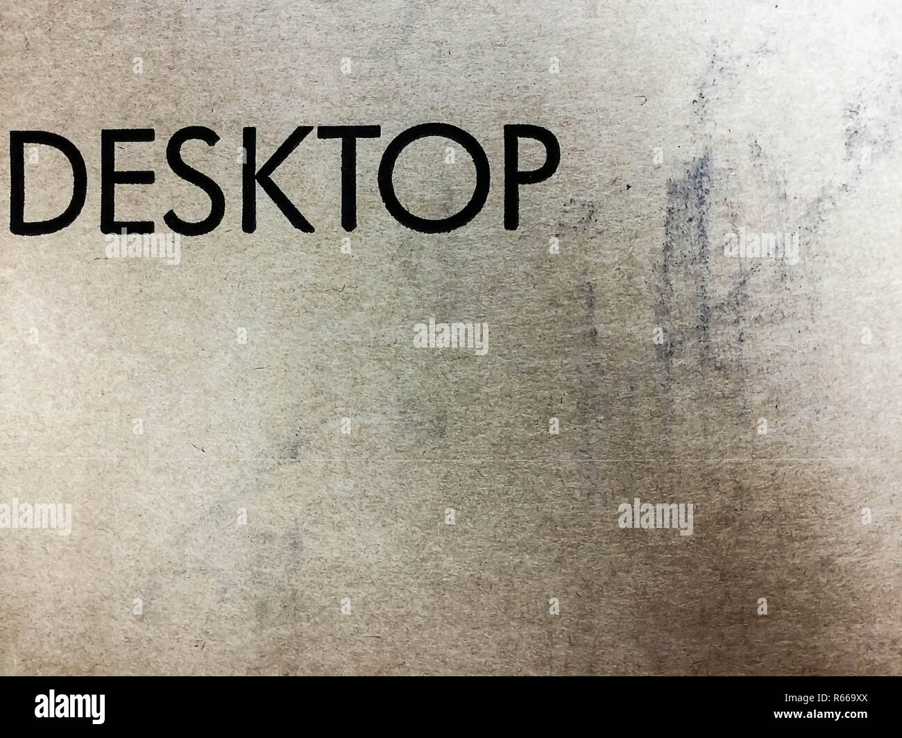 Colorful Brown paper texture background with desktop word Stock Photo ...