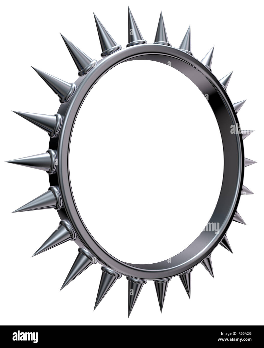 metal ring with spikes Stock Photo - Alamy