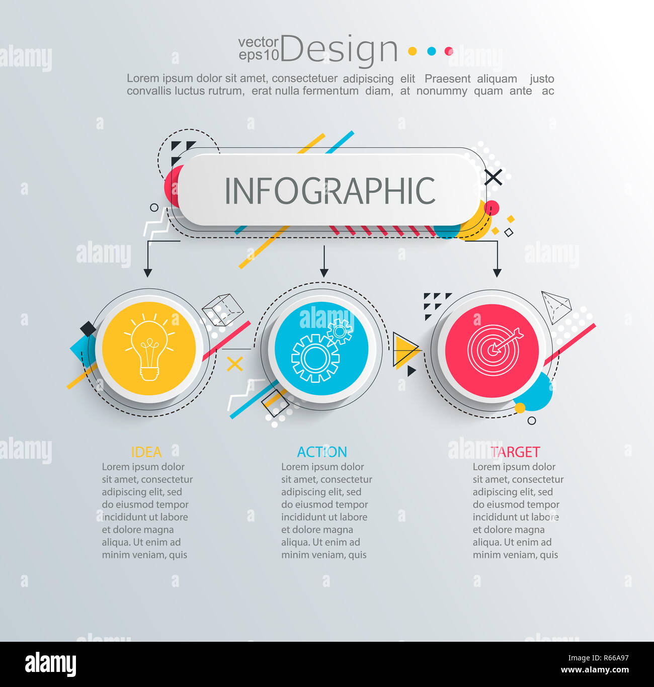Template infographic circle figure hi-res stock photography and images ...