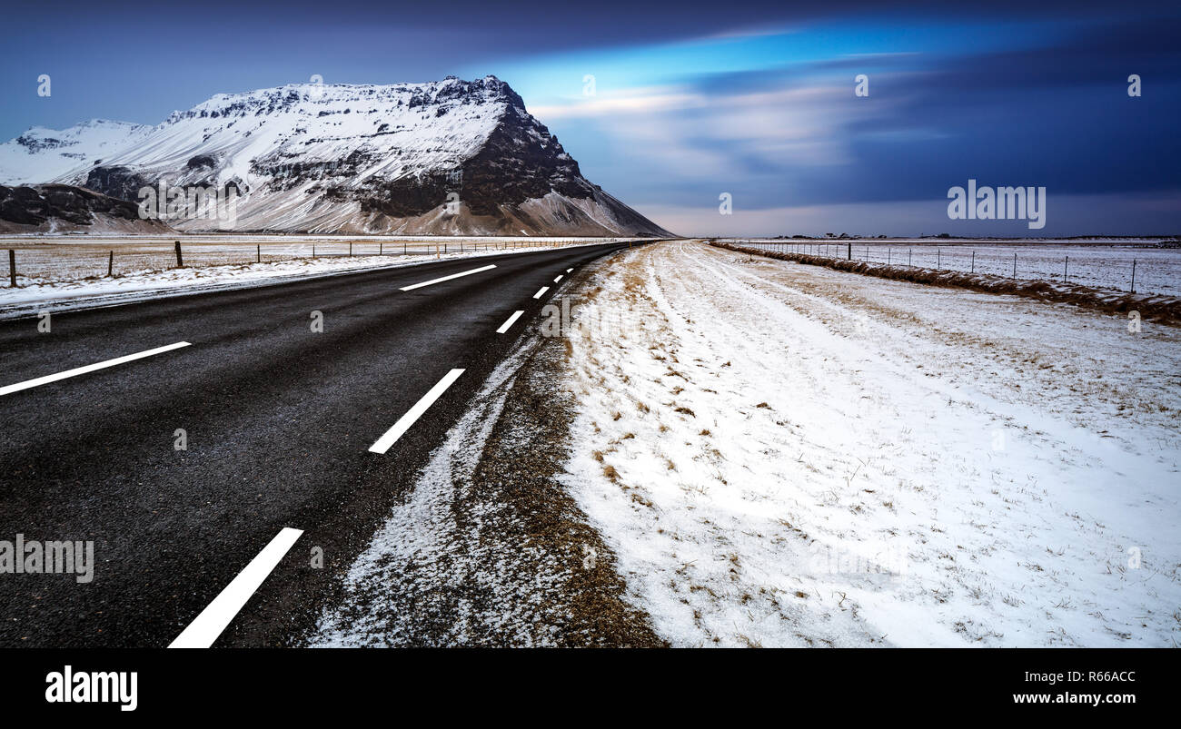 Icelandic motorway hi-res stock photography and images - Alamy
