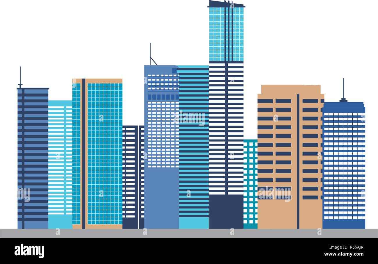 building architecture on white background Stock Vector Image & Art - Alamy
