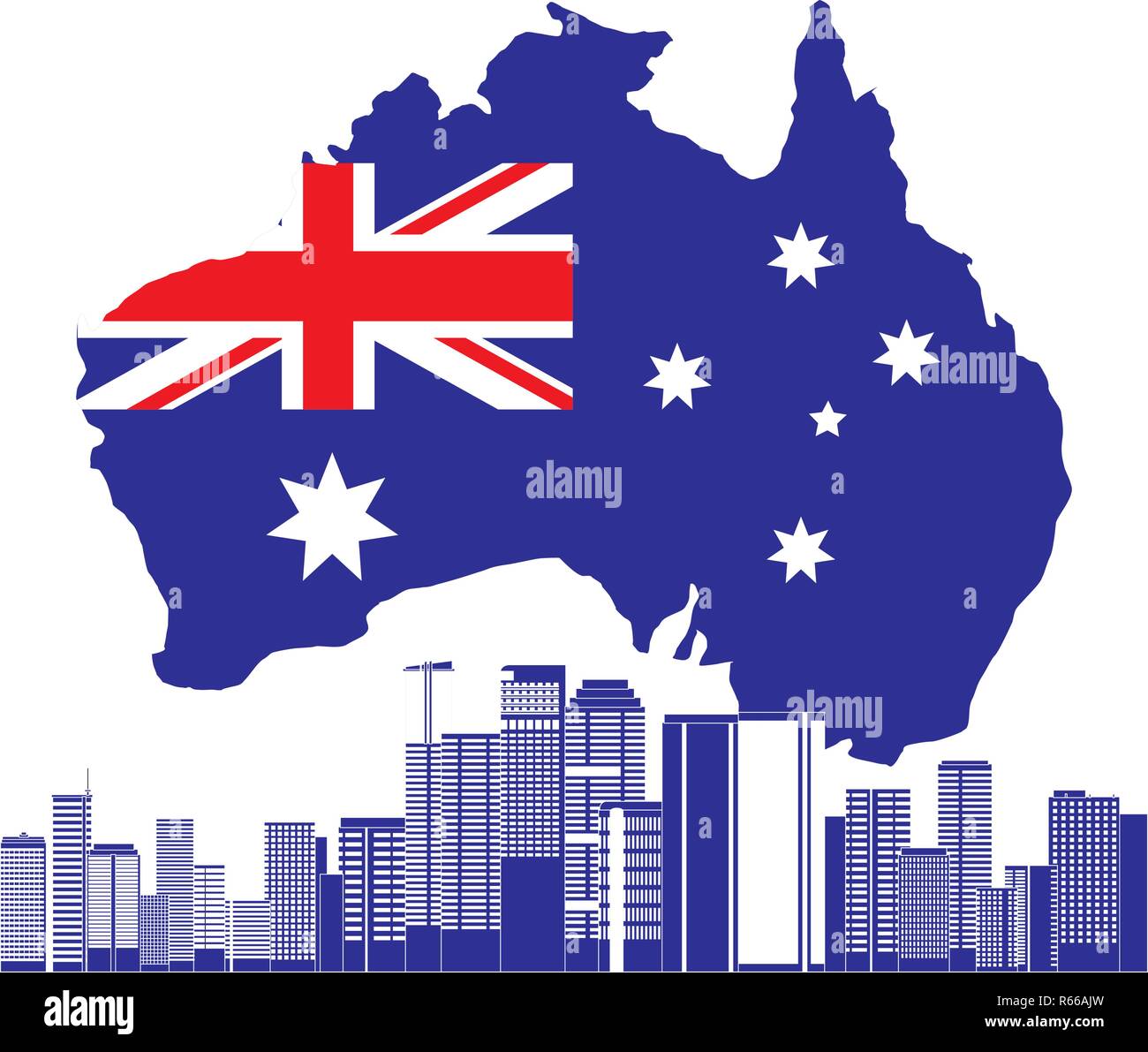 Australia brisbane city skyline Stock Vector Images - Alamy
