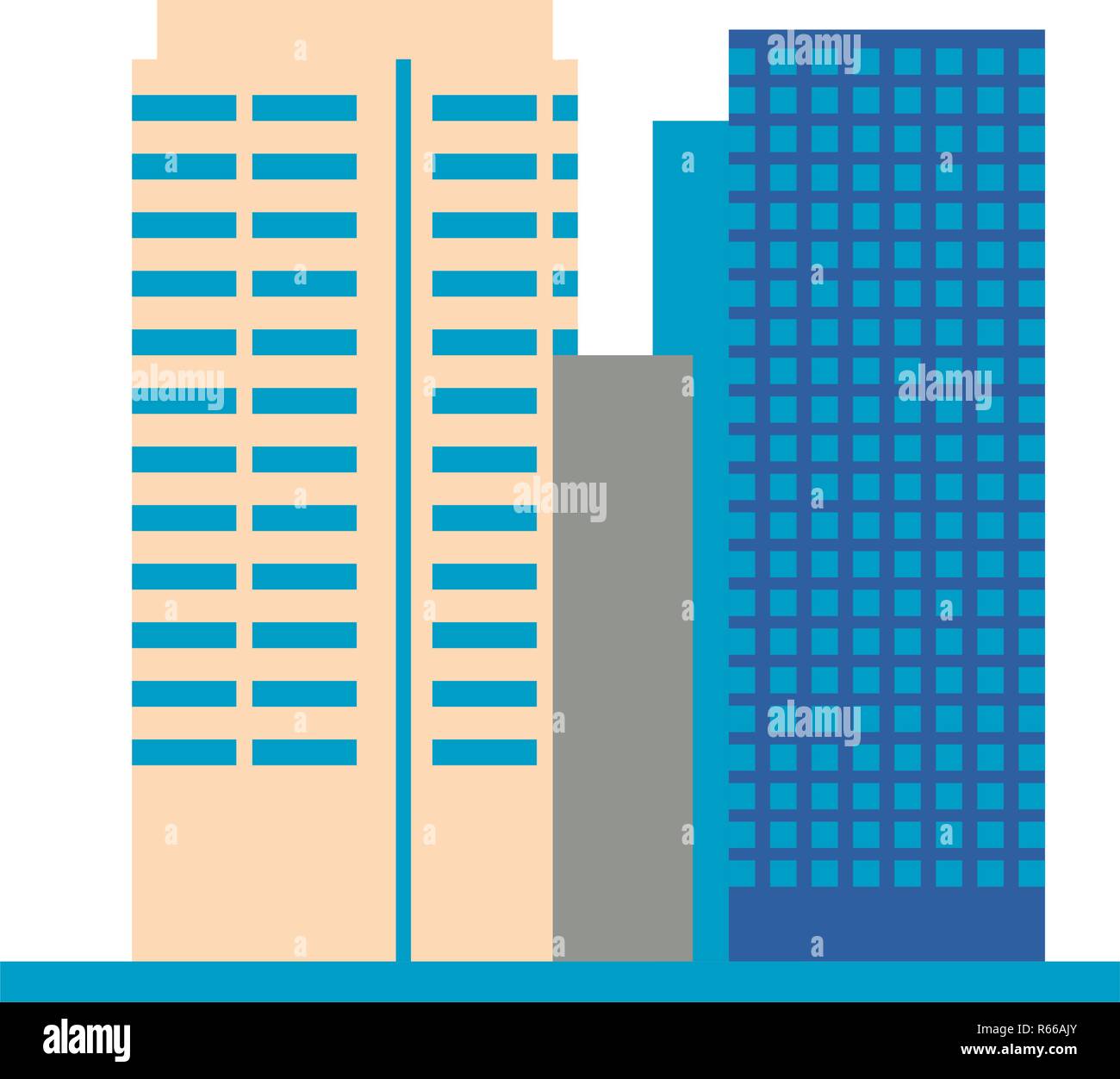 buildings architecture on white background Stock Vector Image & Art - Alamy
