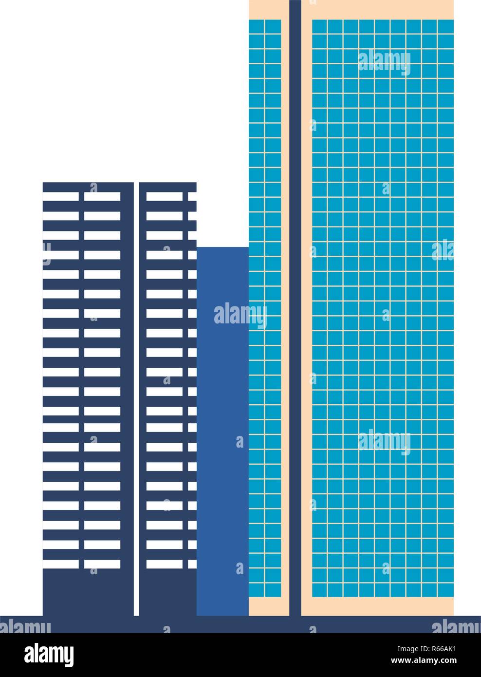 buildings architecture on white background Stock Vector Image & Art - Alamy