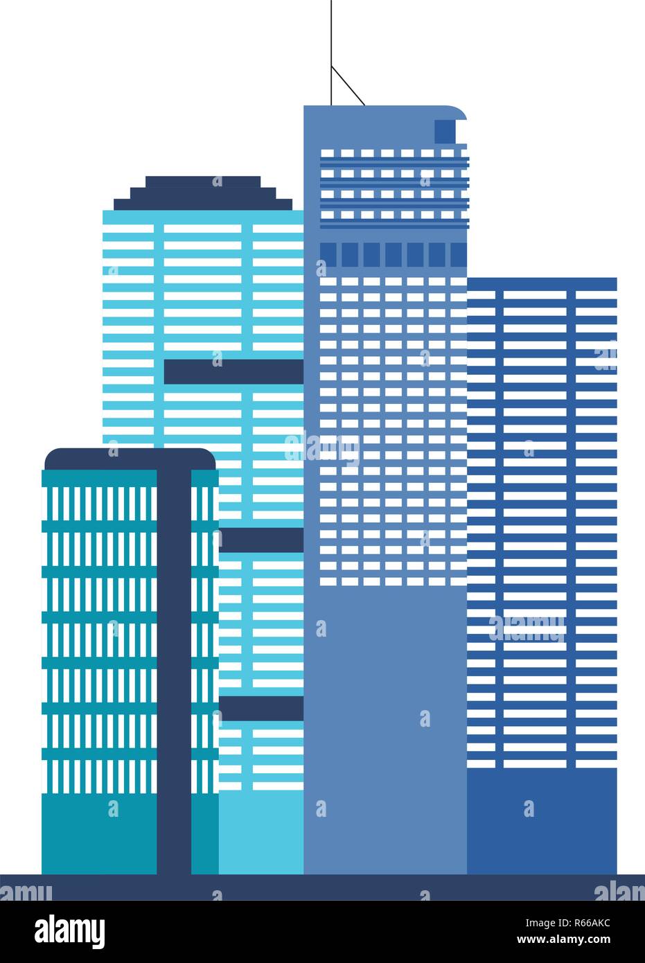 buildings architecture on white background Stock Vector Image & Art - Alamy