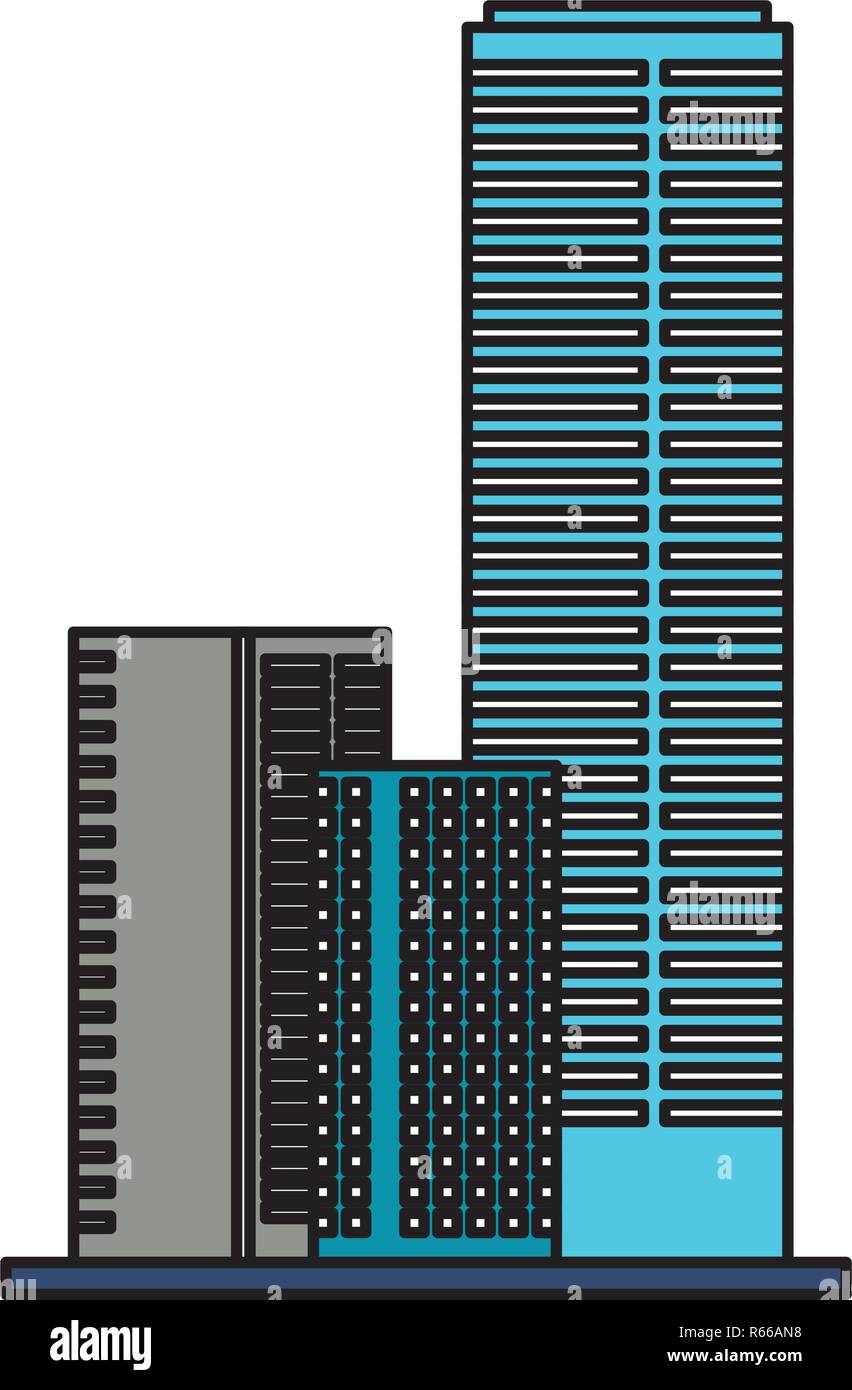 buildings architecture on white background Stock Vector Image & Art - Alamy