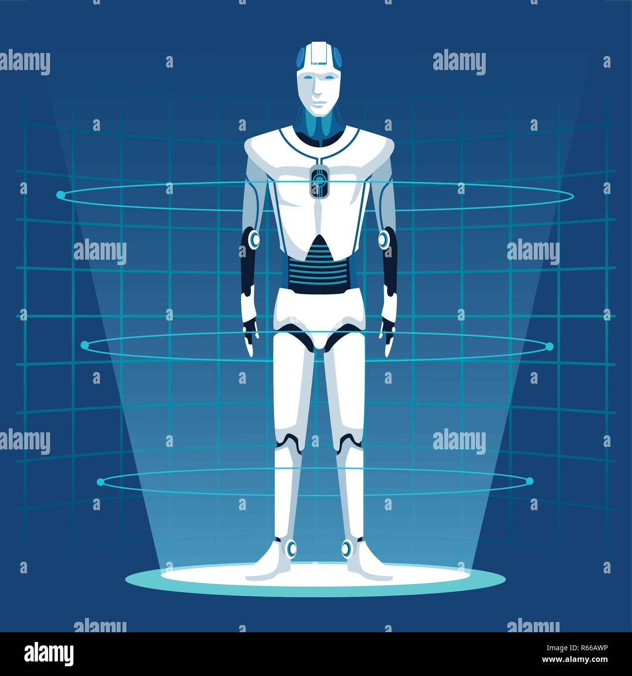 humanoid robot avatar Stock Vector Image & Art - Alamy