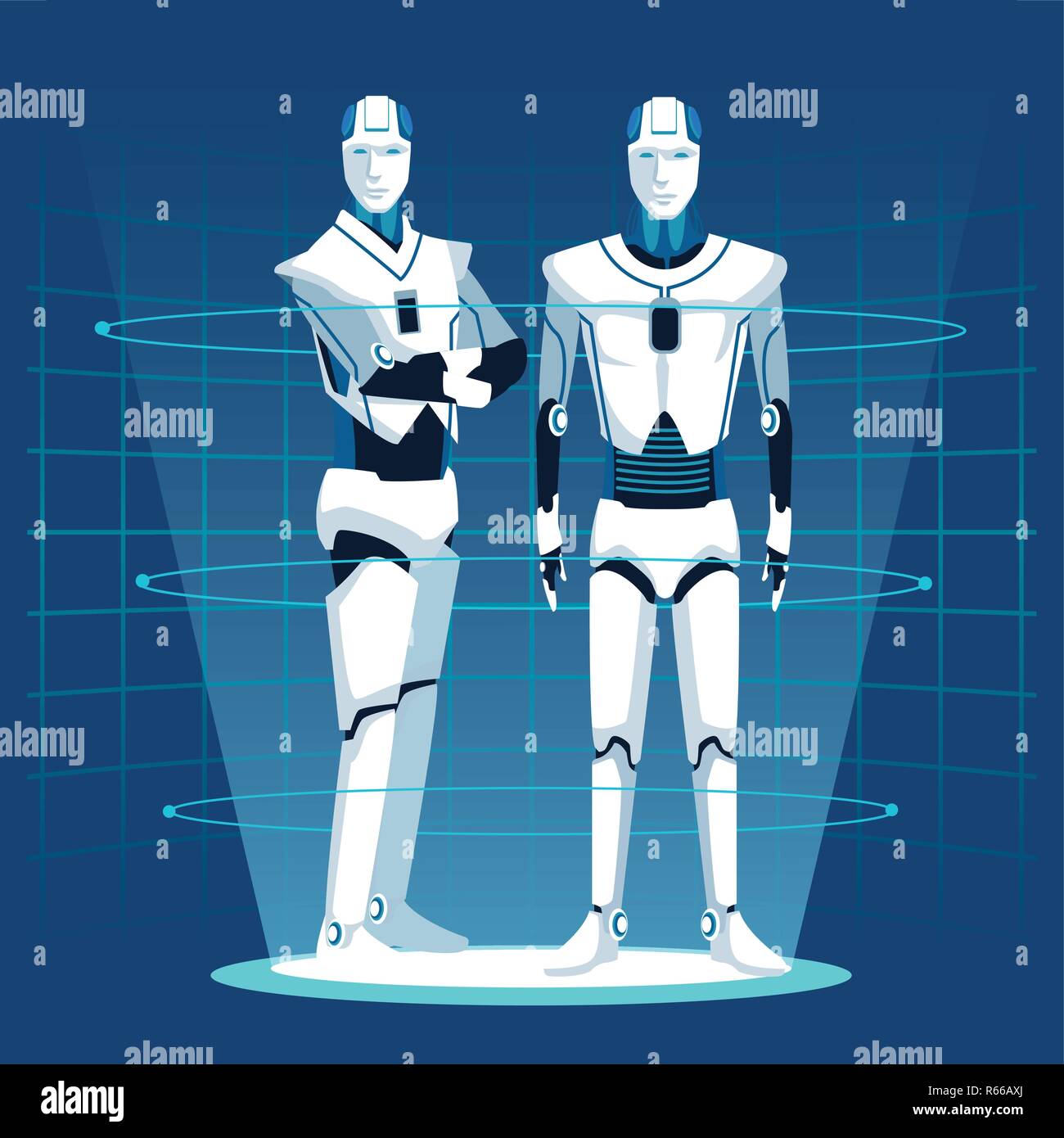 humanoid robot avatar Stock Vector Image & Art - Alamy