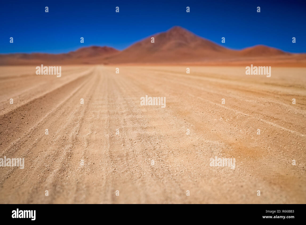 Corrugated road in Altiplano Stock Photo - Alamy
