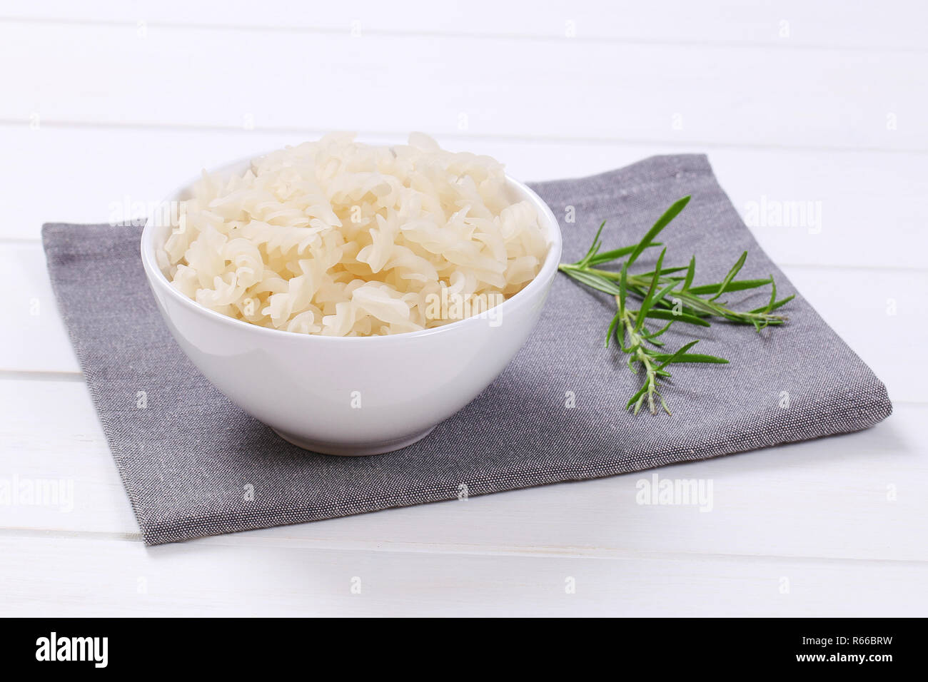 rice pasta fusilli Stock Photo - Alamy