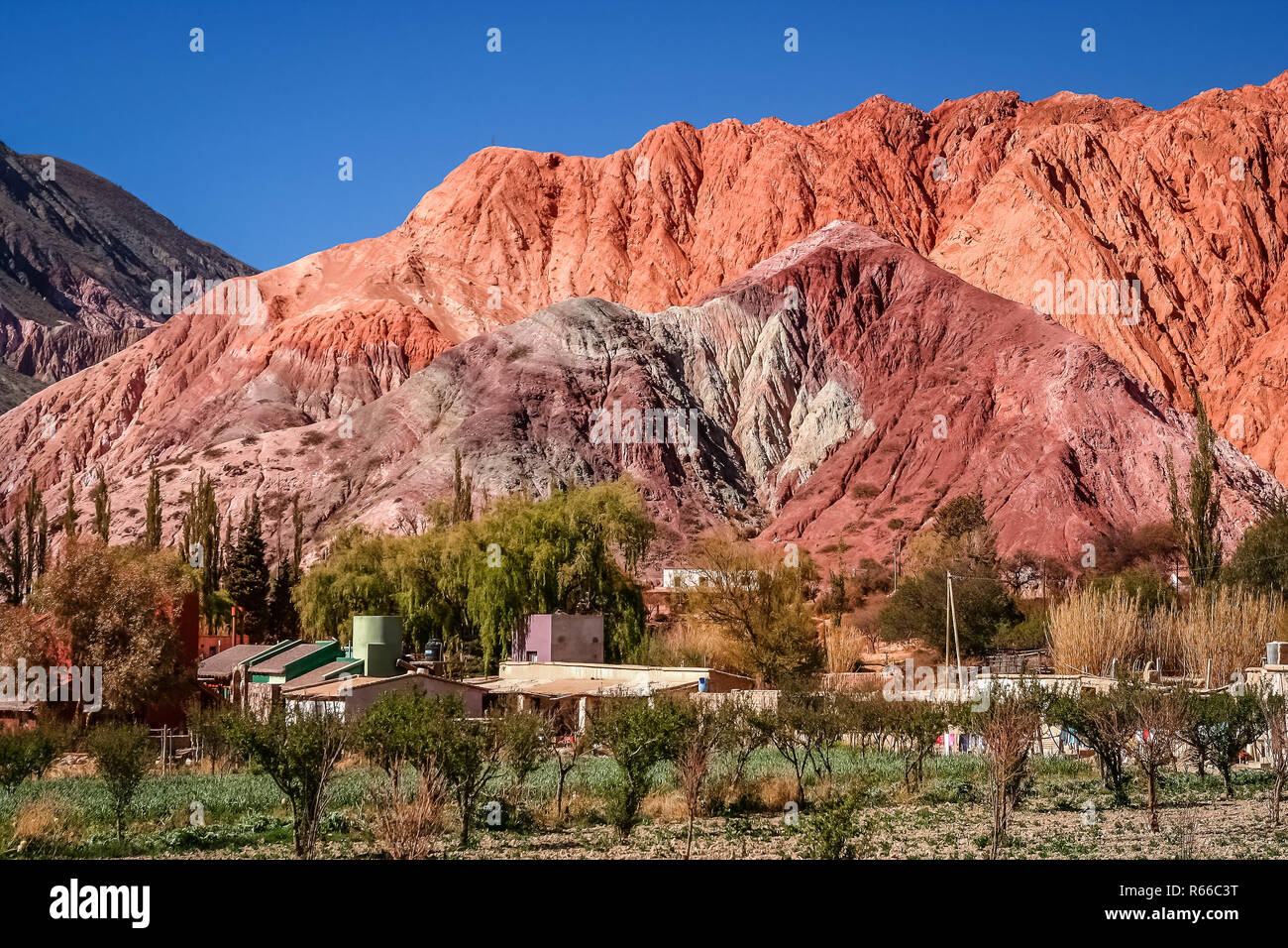 Quebrada de Humahuaca mountains Stock Photo - Alamy