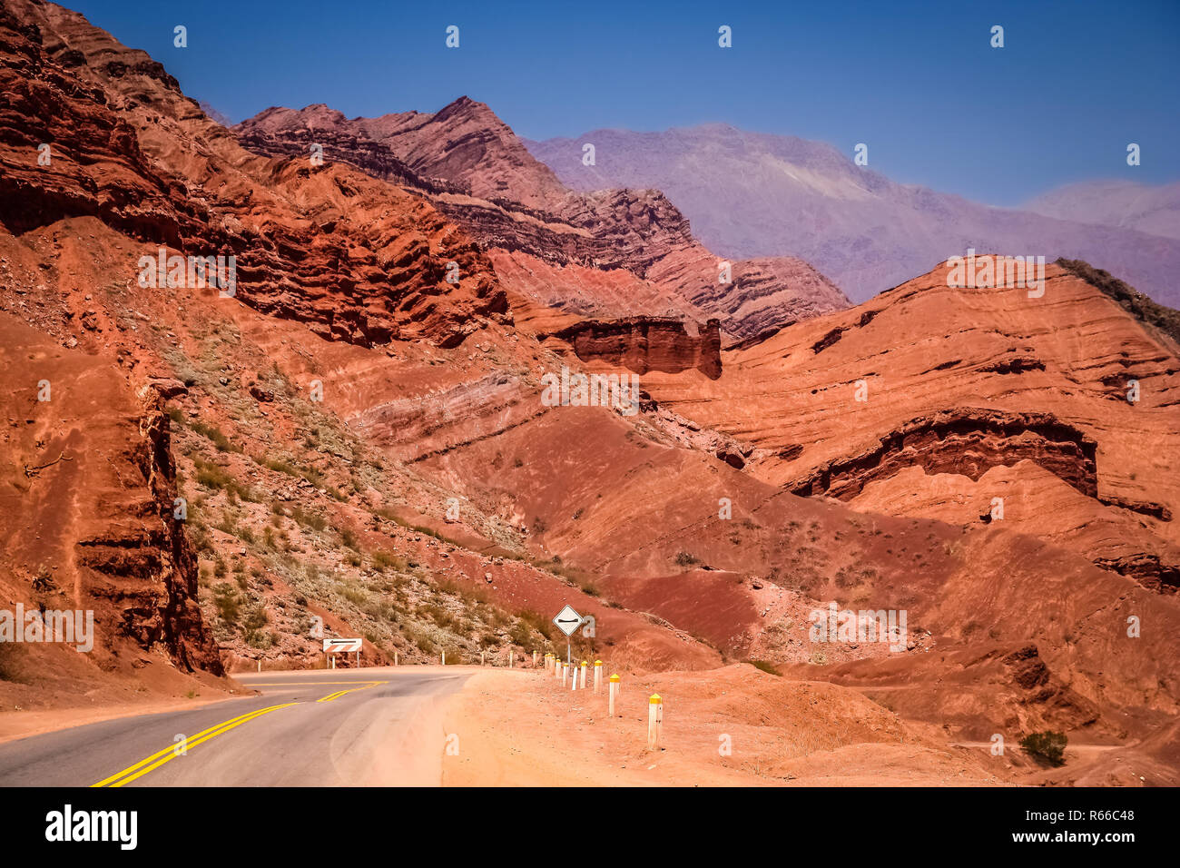 Mountain Road to Cafayate Stock Photo - Alamy