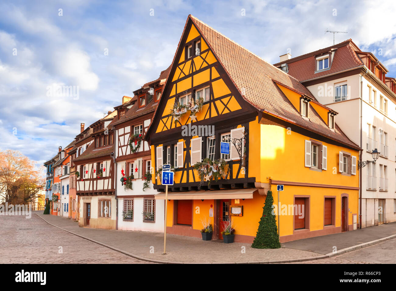Christmas Little Venice in Colmar, Alsace, France Stock Photo - Alamy