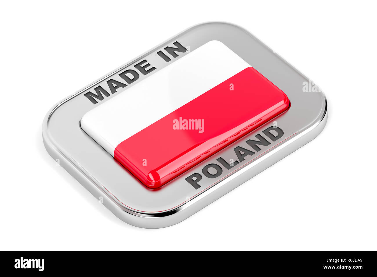 Made in Poland badge Stock Photo - Alamy