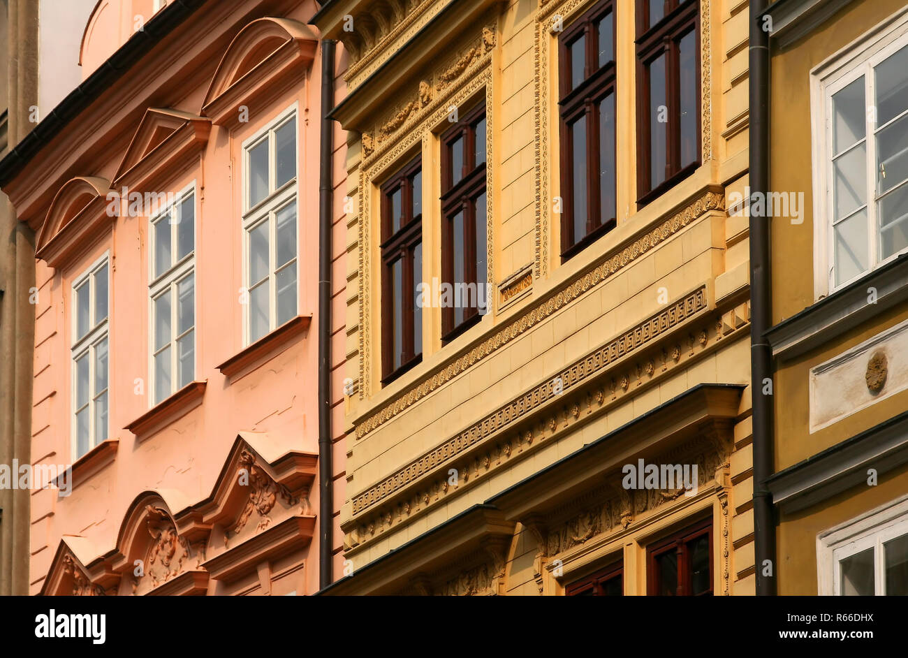 Old Town buildings facades Stock Photo - Alamy