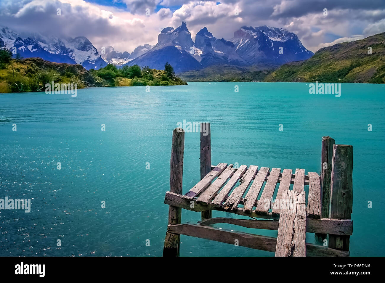 Platform with a view Stock Photo - Alamy
