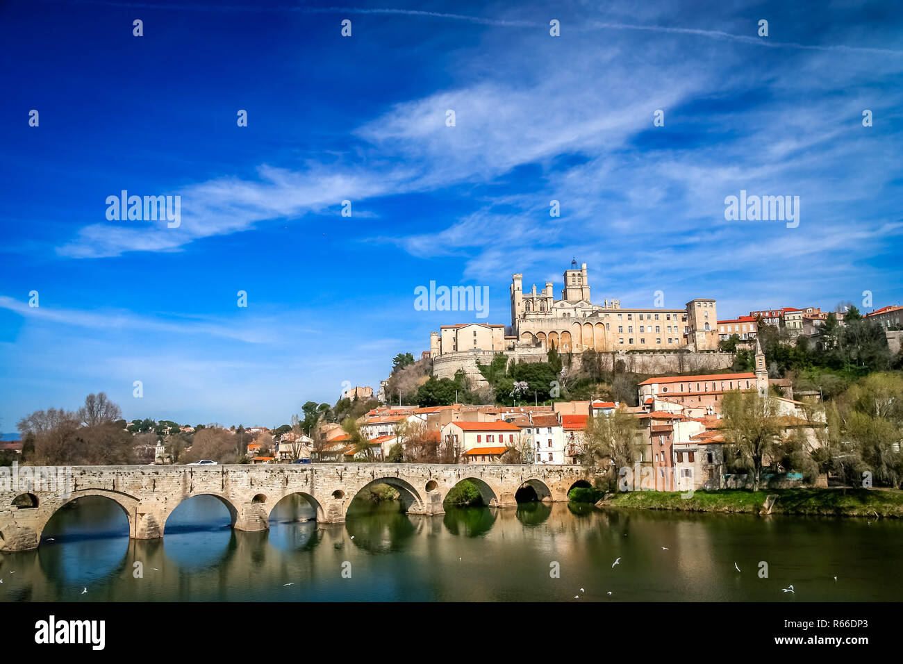 Beziers Castle in France Stock Photo - Alamy