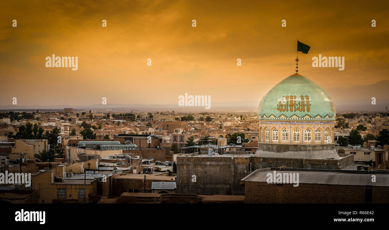 Panorama of Kashan Stock Photo - Alamy