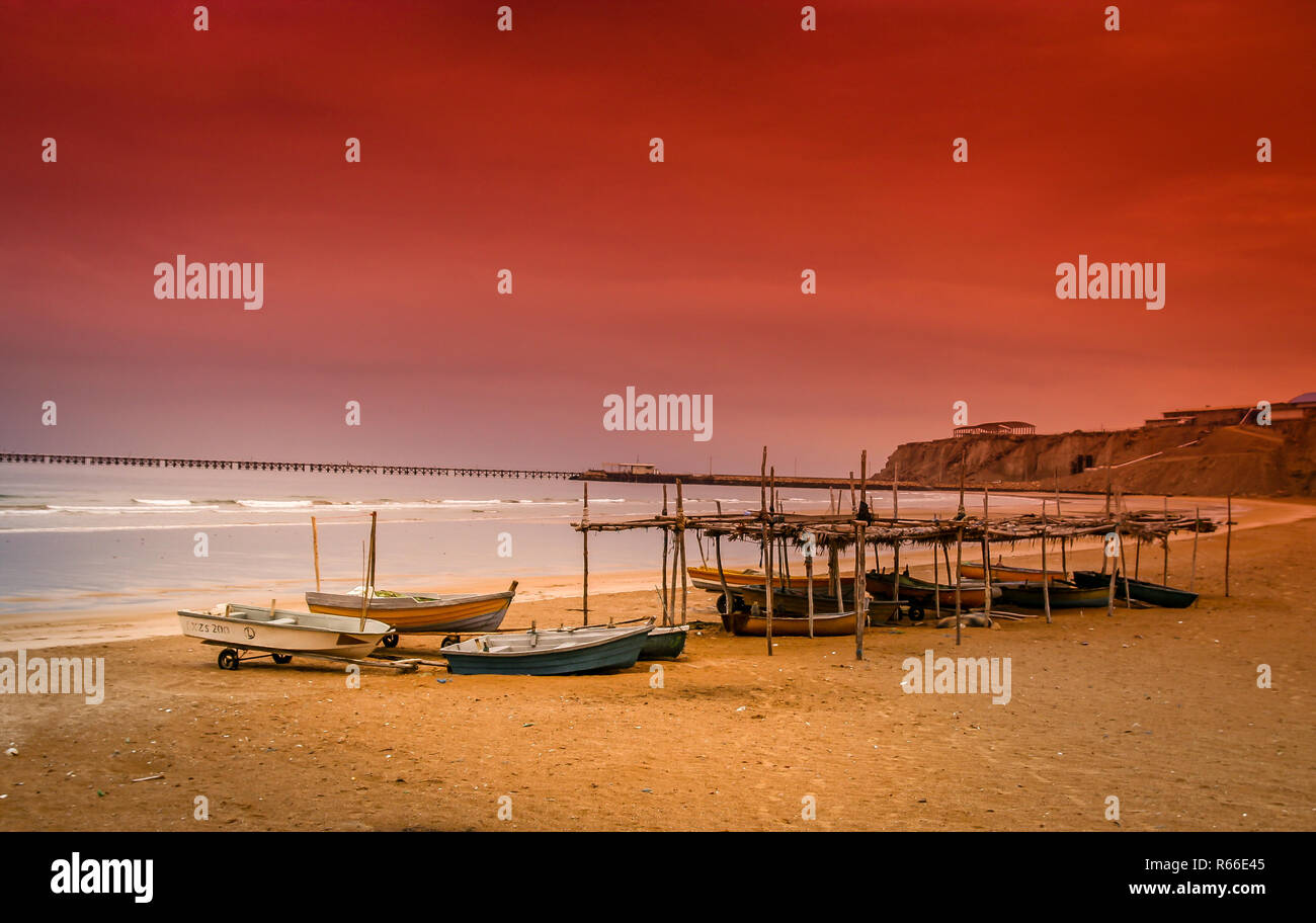 Coastal landscape of the Quesh Stock Photo - Alamy