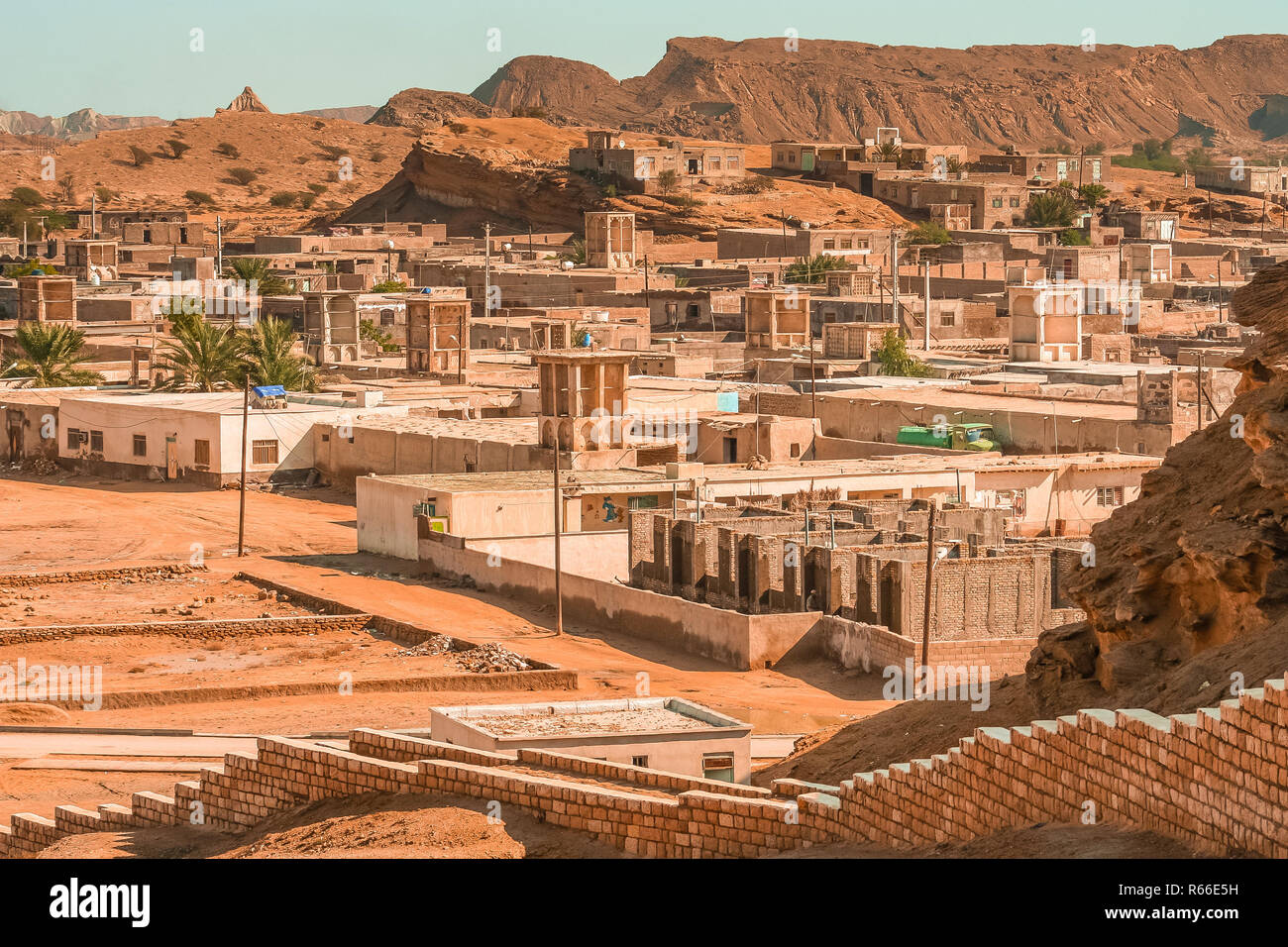 Wind towers of laft village hi-res stock photography and images - Alamy