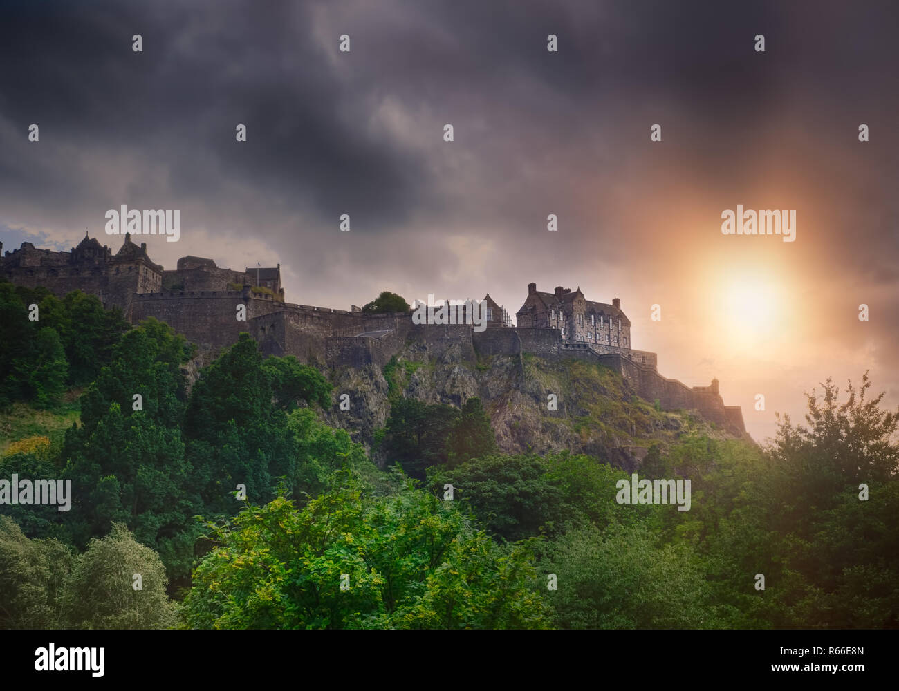 Royal Castle in Edinburgh Stock Photo - Alamy