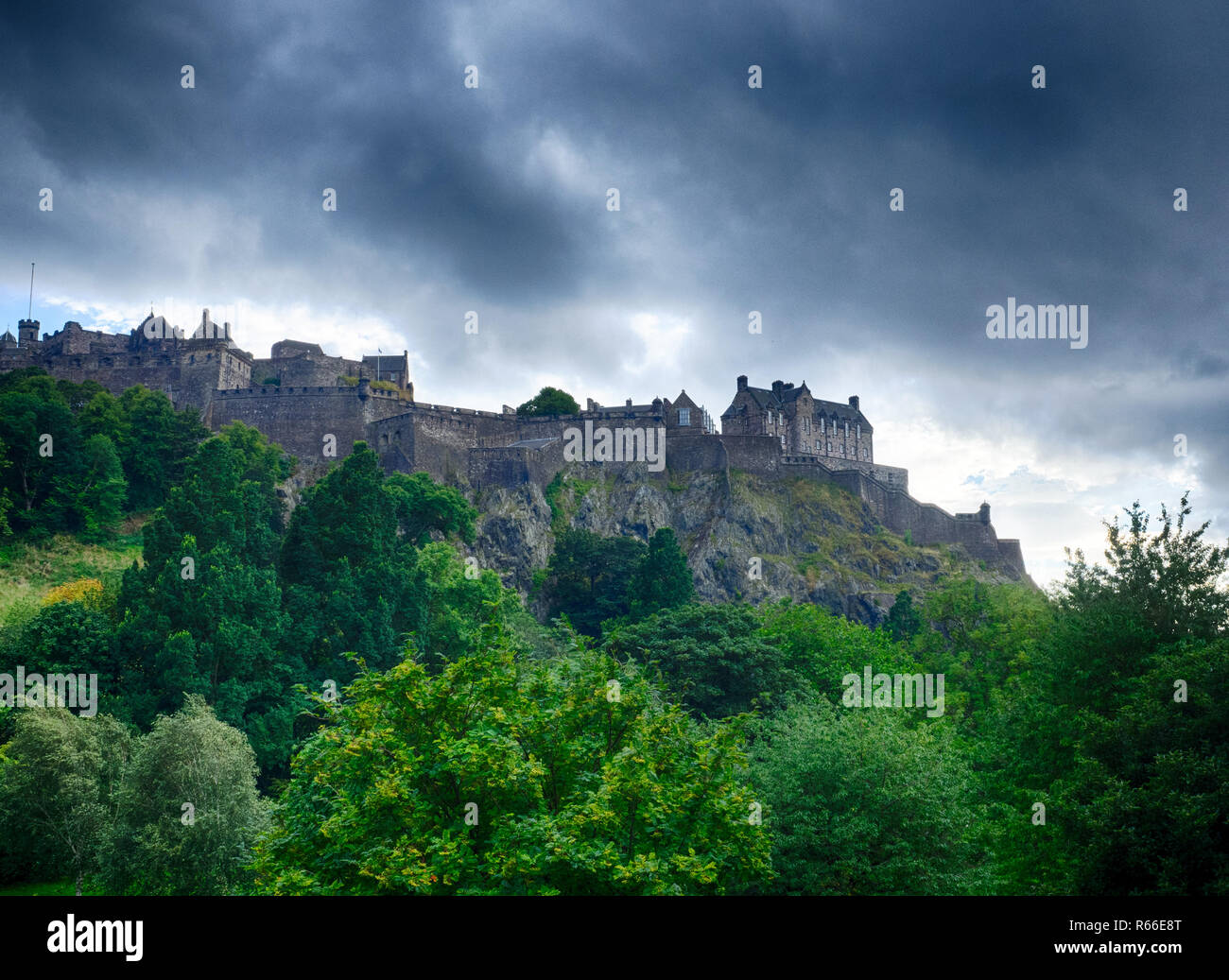 Royal Castle in Edinburgh Stock Photo - Alamy