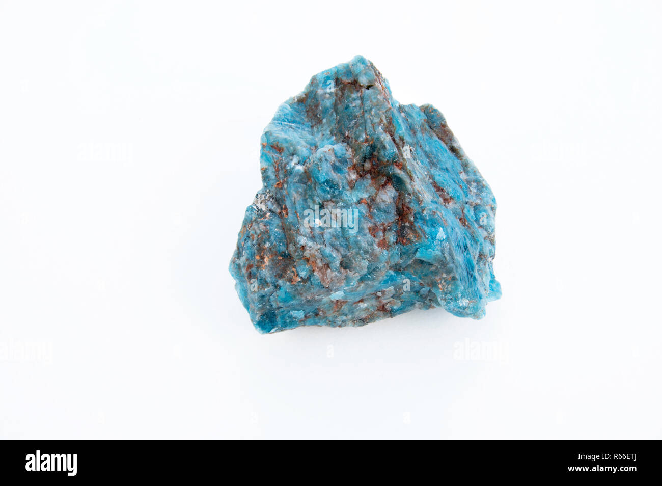 Blue apatite mineral texture Cut Out Stock Images & Pictures - Alamy