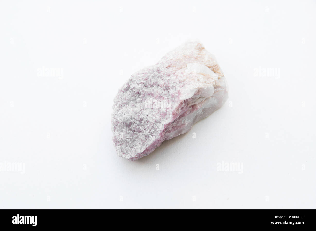 rubellit mineral isolated over white Stock Photo - Alamy