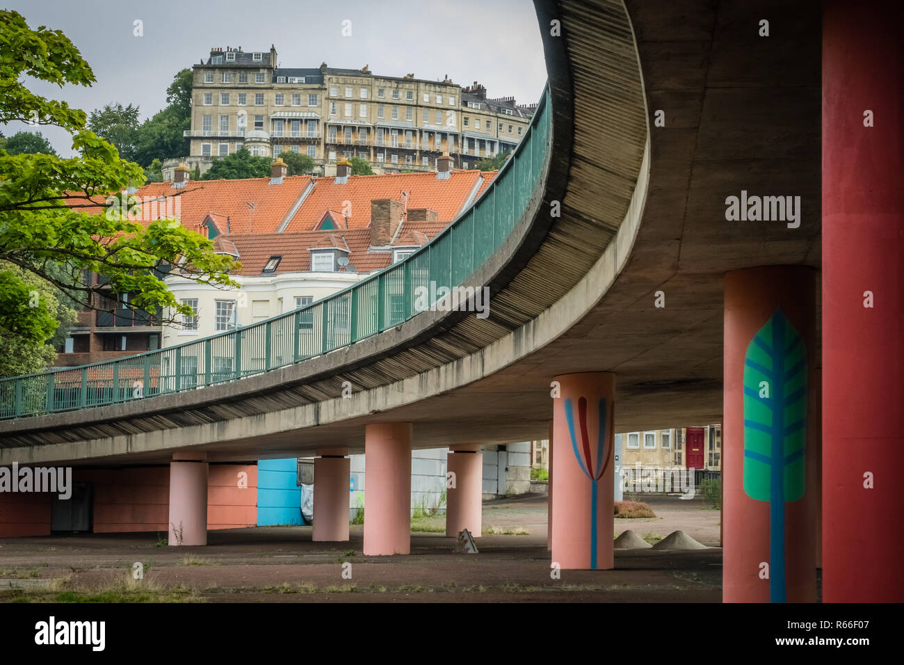 Roadway with underpass the viaduct hi-res stock photography and images ...