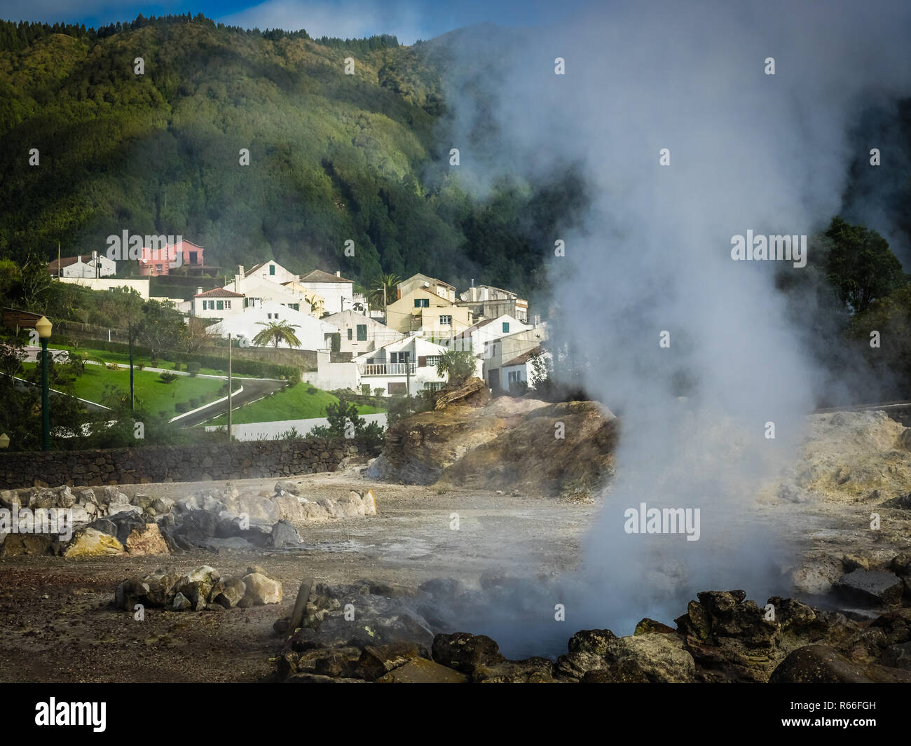 Fumaroles town furnas hi-res stock photography and images - Alamy