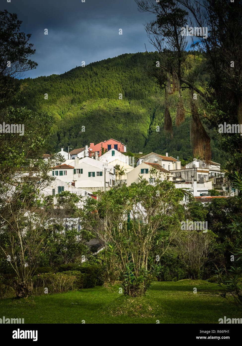Aerial view city furnas hi-res stock photography and images - Alamy