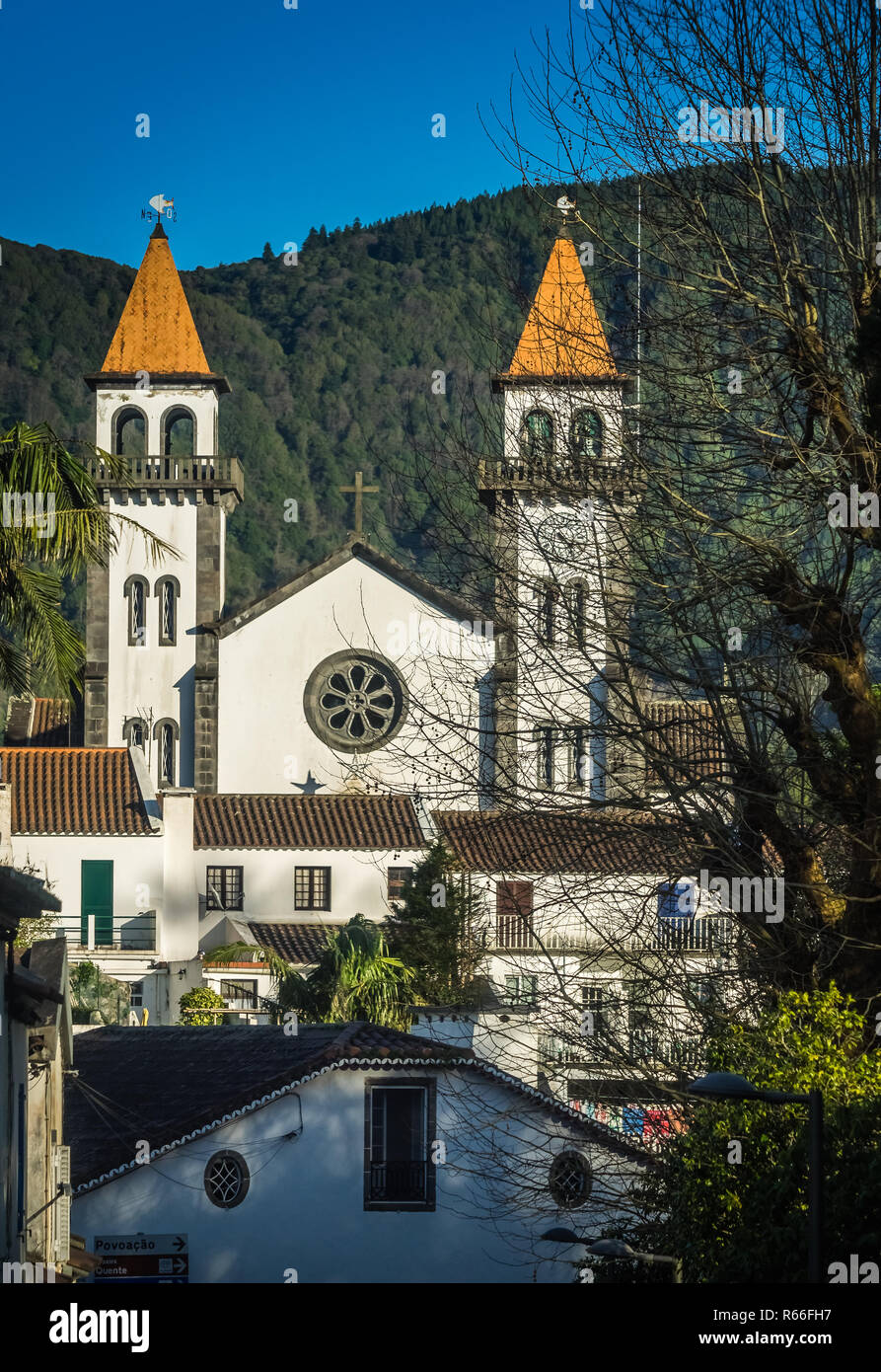 Igreja de Santa Ana Church Stock Photo - Alamy