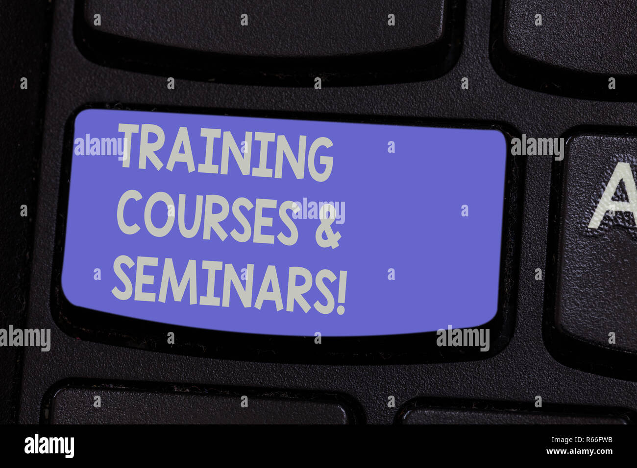 Text sign showing Training Courses And Seminars. Conceptual photo ...