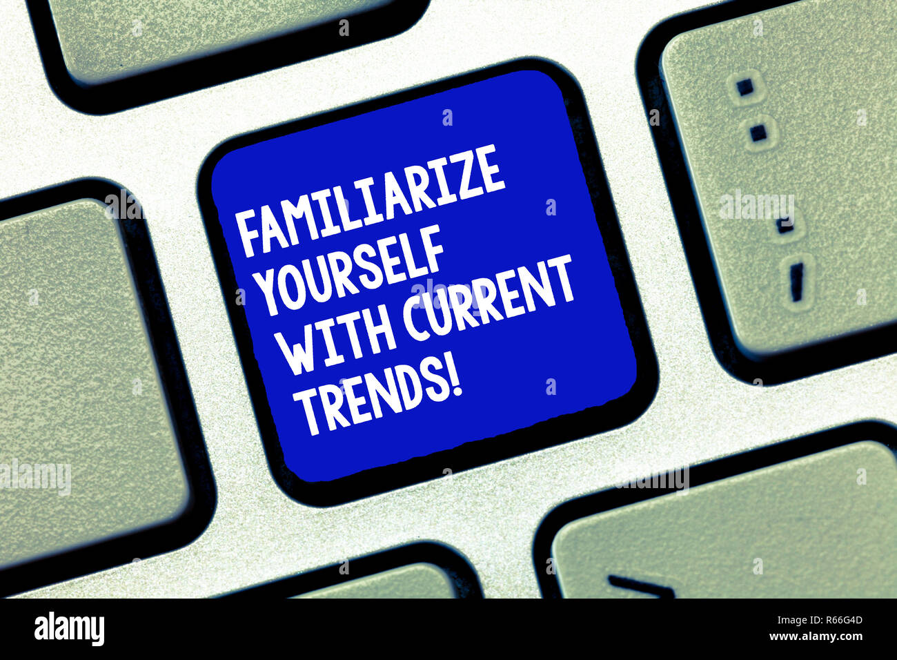 Conceptual hand writing showing Familiarize Yourself With Current ...