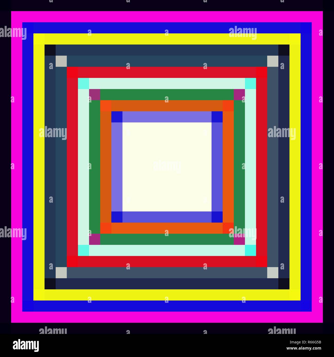Abstract Square Pattern Shapes Stock Photo - Alamy